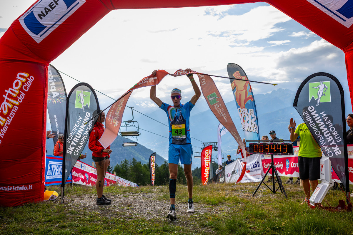 Il gressonaro Daniel Thedy è campione europeo di Vertical - La Prima Linea